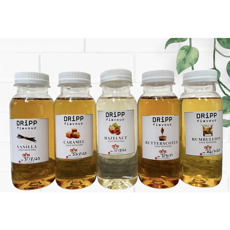 Jual DRIPP Syrup Premium Repacking 100ml | Shopee Indonesia
