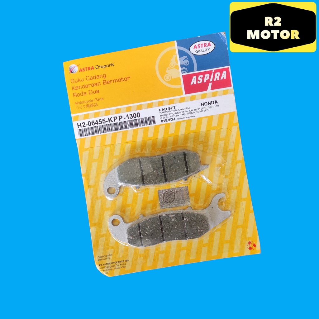 Jual KAMPAS REM CAKRAM PAD SET BELAKANG 06435 KPP VIN SUPRA X 125 FI HELM IN BLADE TIGER CS1 ...