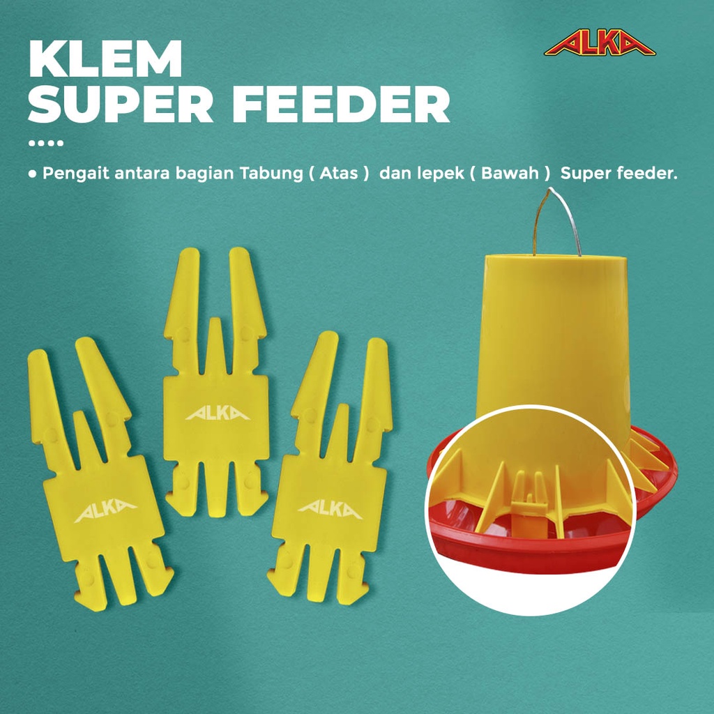 Jual Klem Tempat Pakan Ayam Super feeder | Shopee Indonesia