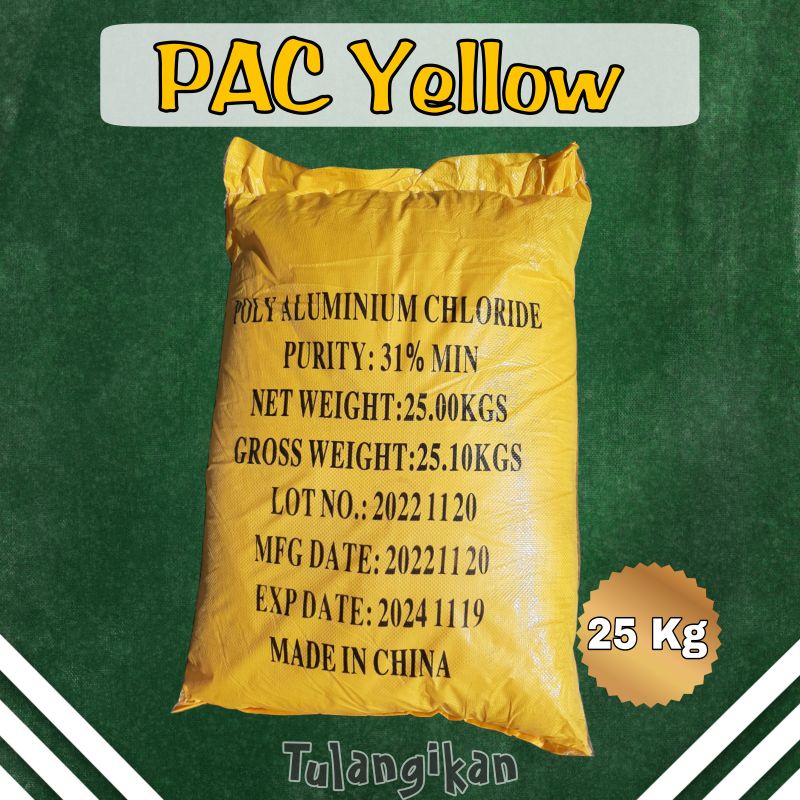 Jual PAC yellow 25kg / Poly Aluminium chloride / Penjernih Air | Shopee ...