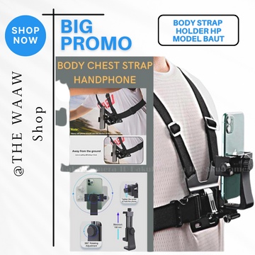 Jual Chest body strap hp holder clamp 360 Belt only for Gopro Dan ...