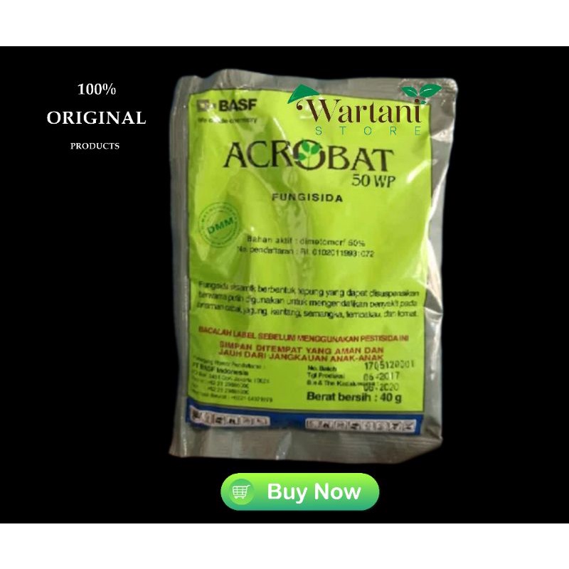 Jual Acrobat 50WP Fungisida kemasan 40gr | Shopee Indonesia