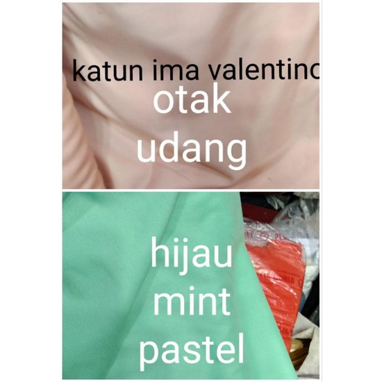 Jual kain katun polos ima valentino (harga per 0,5 meter) | Shopee ...
