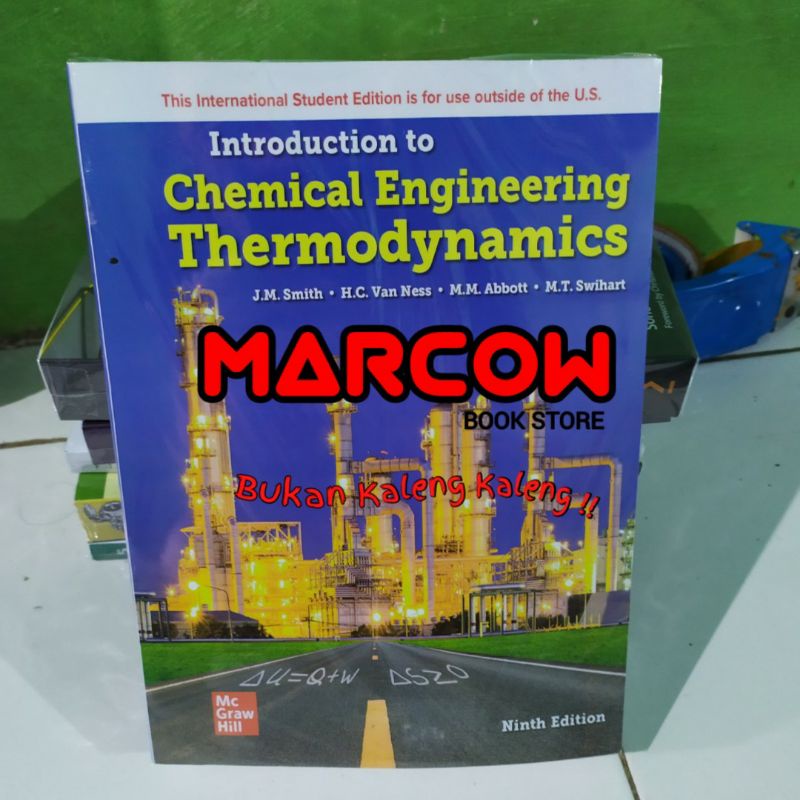 Jual Introduction to Chemical Engineering Thermodynamics 9th Ninth Smith | Shopee Indonesia
