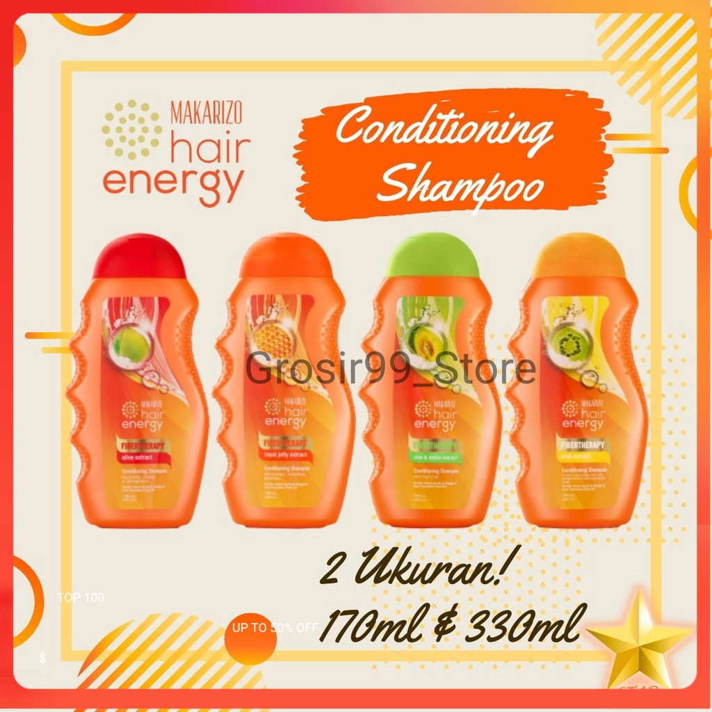 Jual ORIGINAL Makarizo Hair Energy Conditioning Shampoo Sampo Botol ...