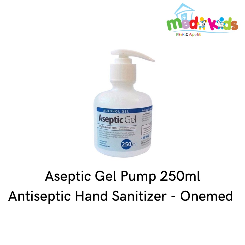 Jual Aseptic Gel Onemed - Antiseptic Hand Sanitizer 250ml | Shopee ...