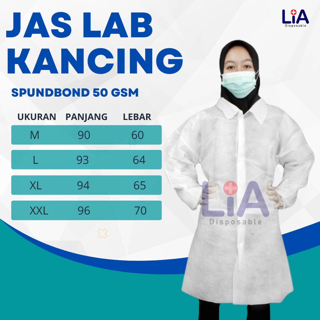Jual APD MEDIS | JAS LAB KANCING | COAT KANCING | DISPOSABLE SPUNDBOND ...