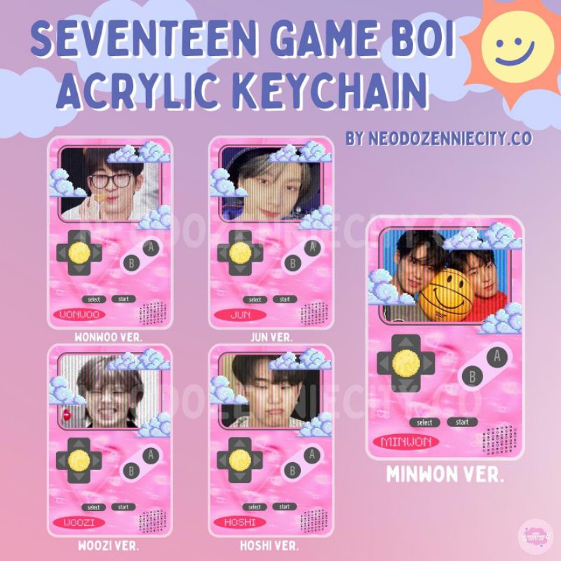 Jual seventeen game boi acrylic keychain | Shopee Indonesia