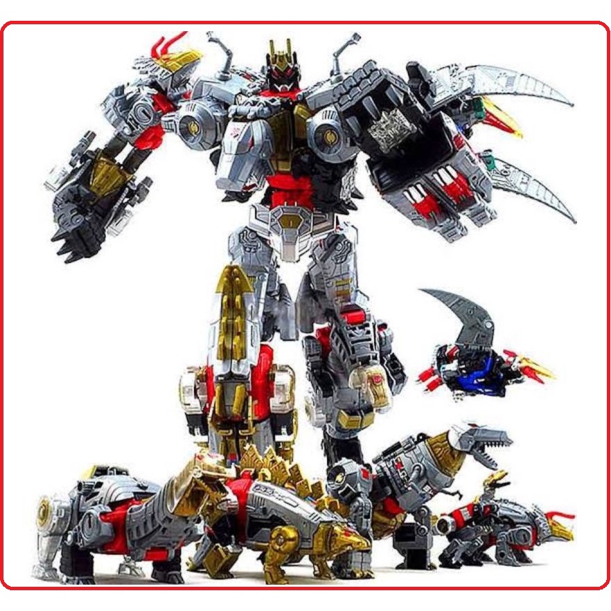Jual DIY 5IN1 AUTO DINO - MAINAN ANAK COMBINER BIG ROBOT TRANSFORMERS ...
