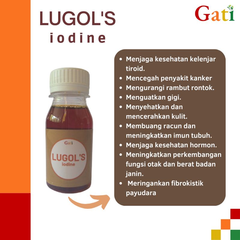 Jual Iodine Lugol/Larutan lugol /Lugol's Solution 80ml | Shopee Indonesia