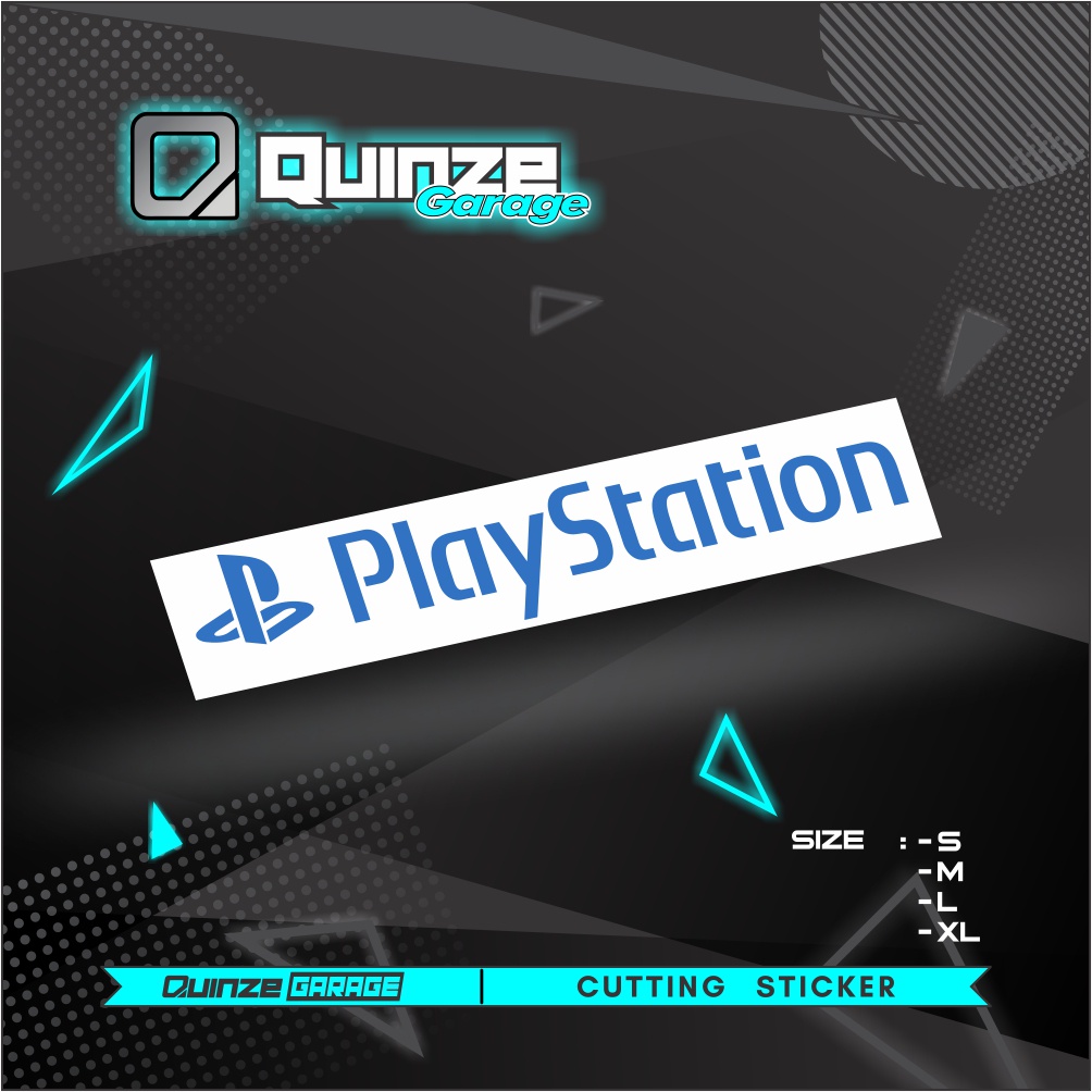 Jual Stiker Playstation | Sticker Logo PS Playstation | Cutting Sticker ...