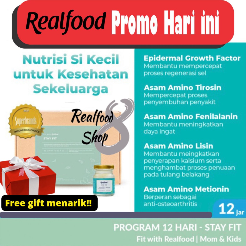 Jual Realfood Stay Fit Semi Concentrate Bird Nest 20 Persen - Minuman ...