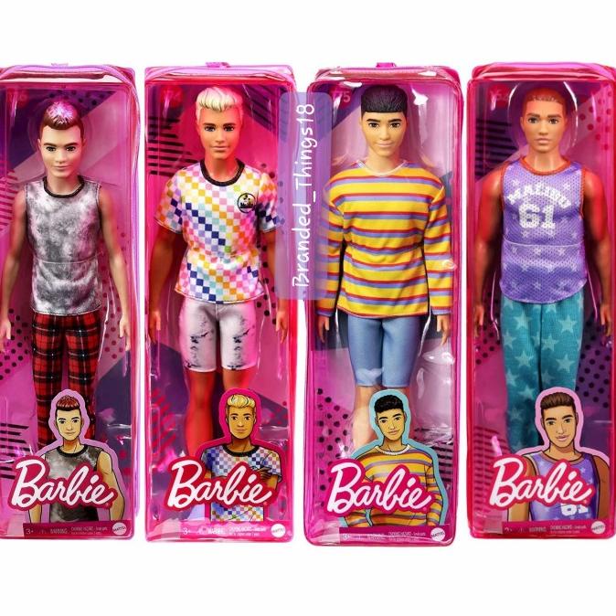 Jual Harga Gudang Barbie Fashionistas Mattel Ken Barbie Cowok Ken 116 ...