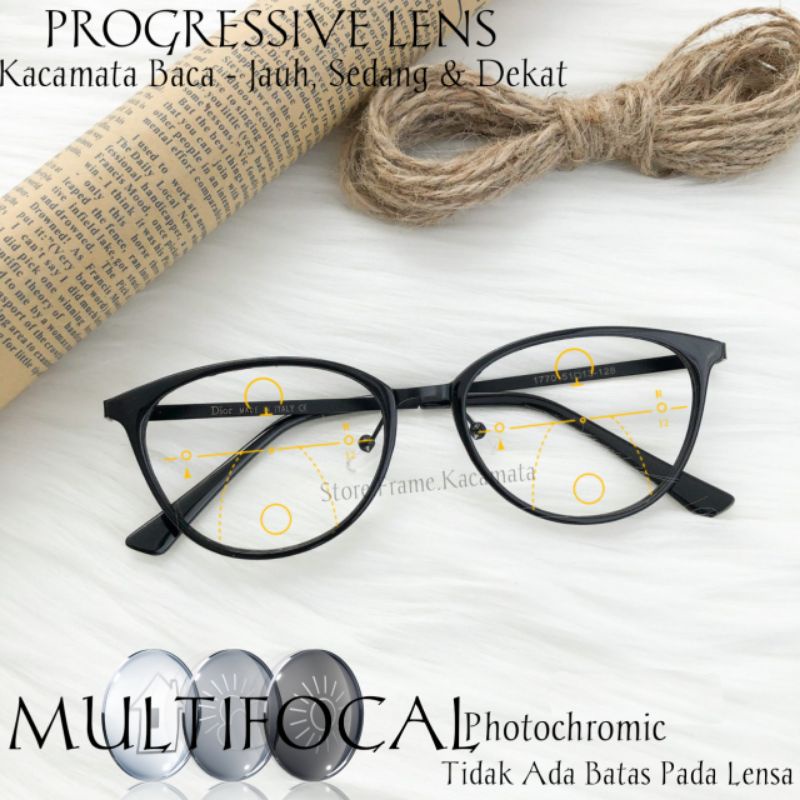 Jual Kacamata Progresif Pria/Wanita | Kacamata Baca Plus Jalan | Frame ...