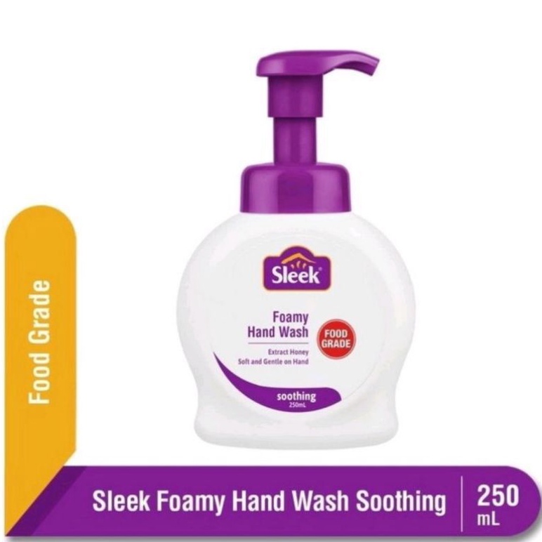 Jual Sleek Foamy Hand Wash Soothing Sabun Cuci Tangan botol 250 ml ...