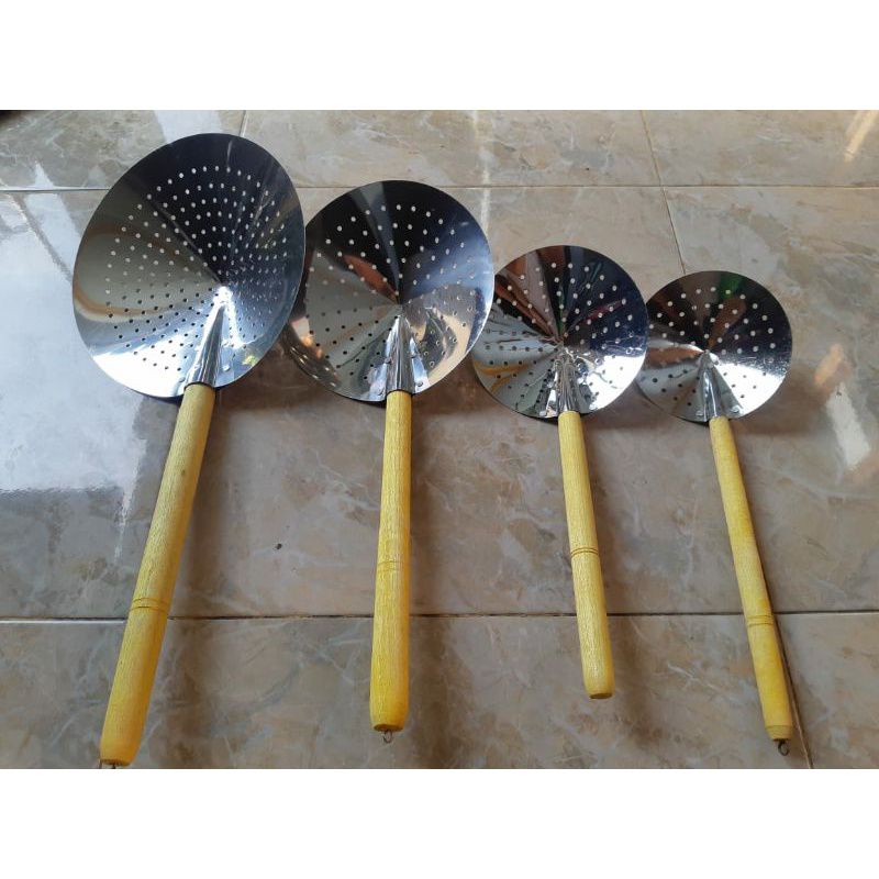 Jual serok stainless / peniris gorengan | Shopee Indonesia