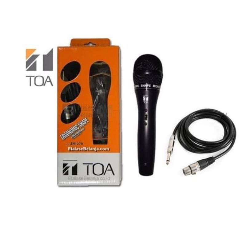 Jual MICROPHONE MIC MIKROFON TOA ZM 270 ZM270 UNTUK PENYANYI KARAOKE ...