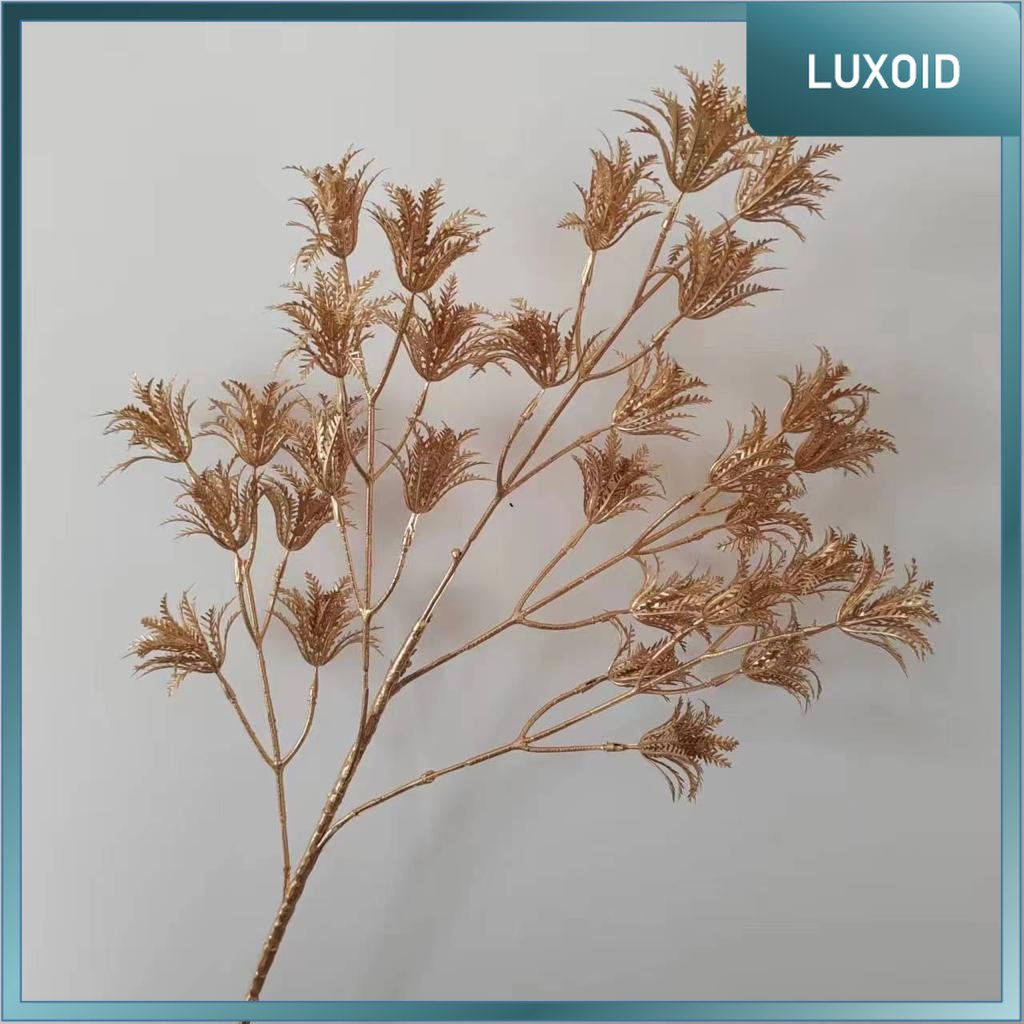 Jual LUXOID - Daun Gold Daun emas Artificial flower Leaf gold tanaman ...