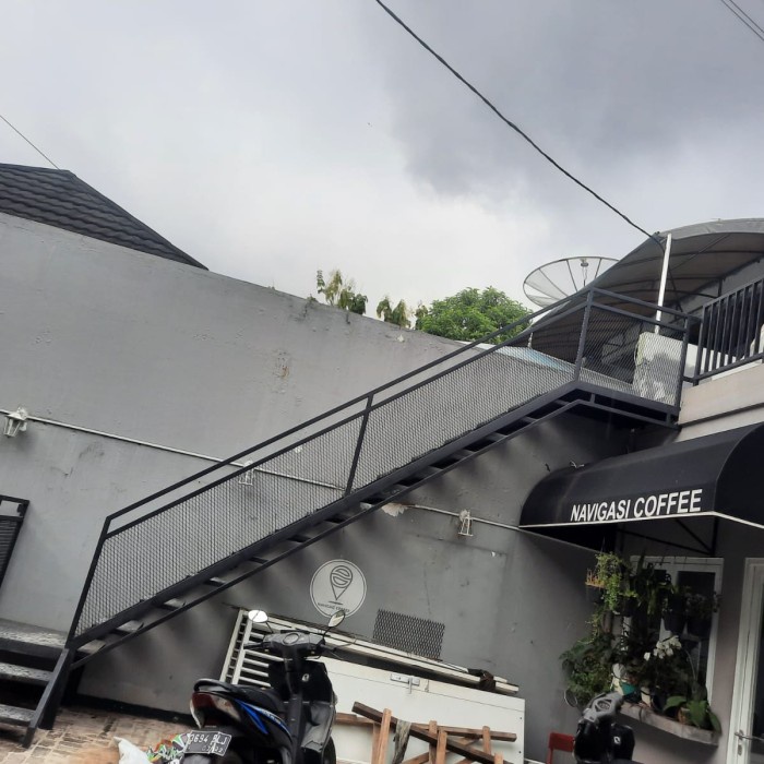 Jual tangga rebah tangga expanda tangga plat tangga minimalis modern ...