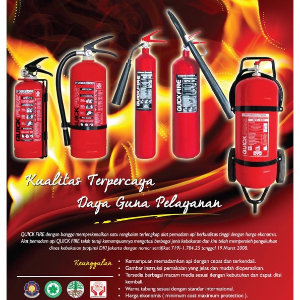 Jual FOAM FIRE EXTINGHUISHER APAR merk QUICKFIRE | Shopee Indonesia