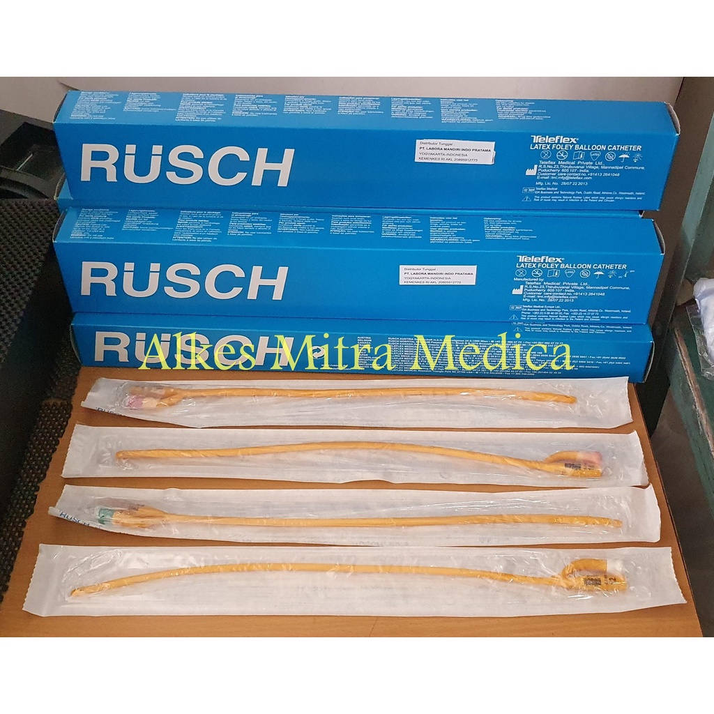 Jual Rusch 2 way foley catheter size 12, 14, 16 & 18 Ecer - selang ...