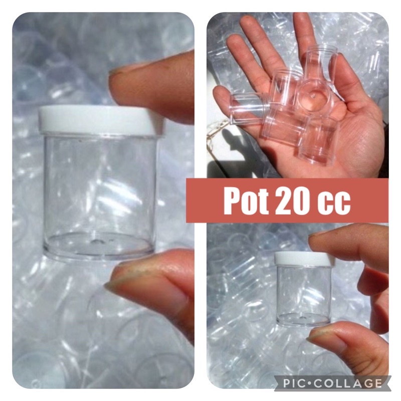 Jual Pot Slime 20 cc tebal 4 gr lebih - pot salep 20 cc - pot slime 20 ...