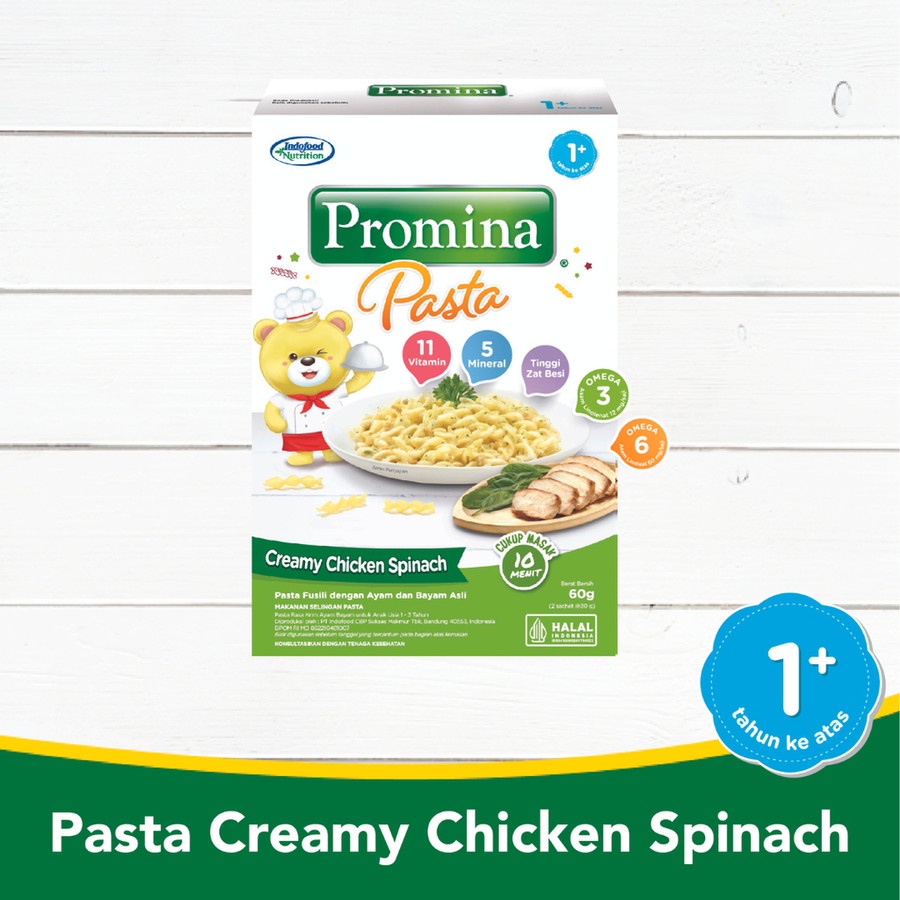 Jual Promina Pasta Creamy Chicken Spinach / Promina Pasta Bayam ...