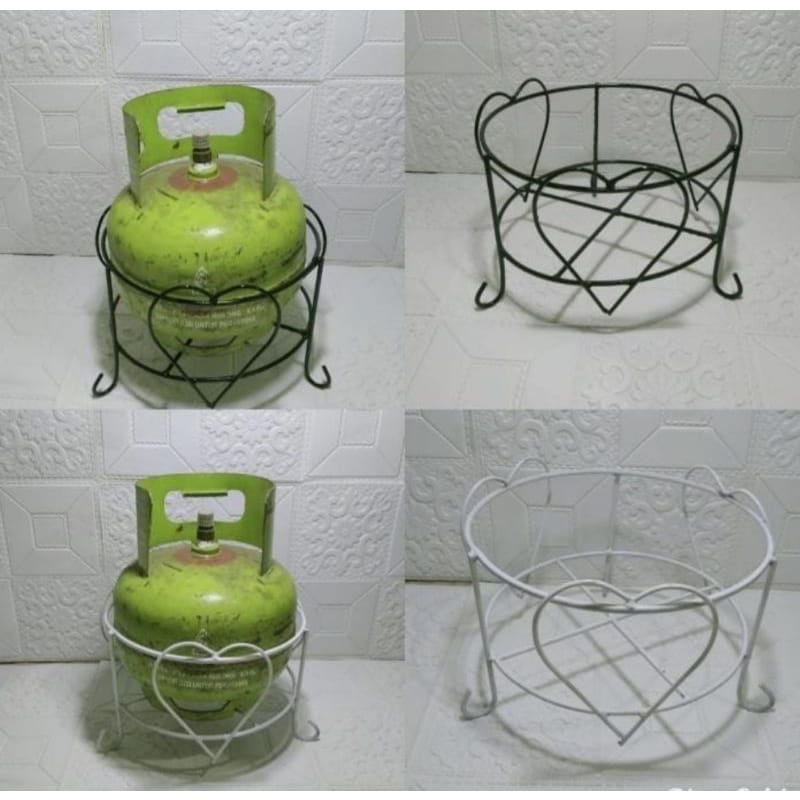Jual RAK TABUNG GAS ELPIJI 3KG STANDING BESI Tatakan Tabung Gas Alfiji ...