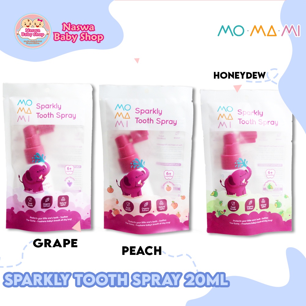 Jual Momami Sparkly Tooth Spray 20ml | Shopee Indonesia
