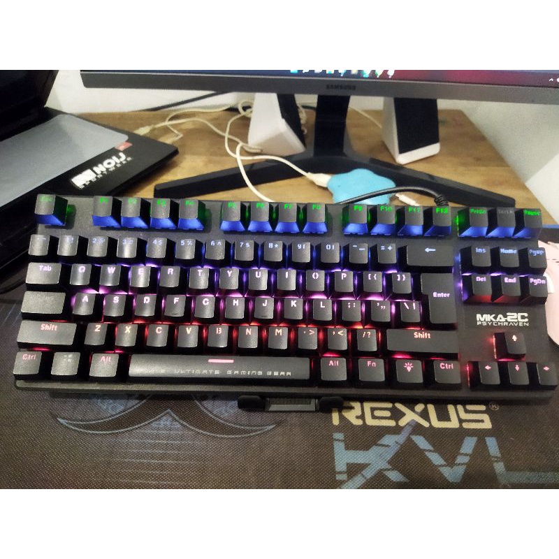 Jual bundle KEYBOARD ARMAGEDDON MKA-2C + KEYBOARD R8 | Shopee Indonesia