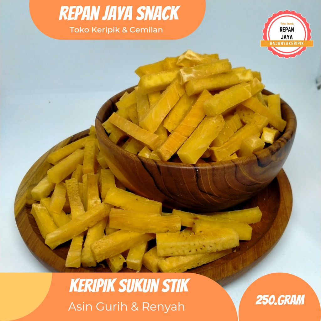 Jual Keripik Stik Sukun / Stik Sukun Mentega 250gram | Shopee Indonesia