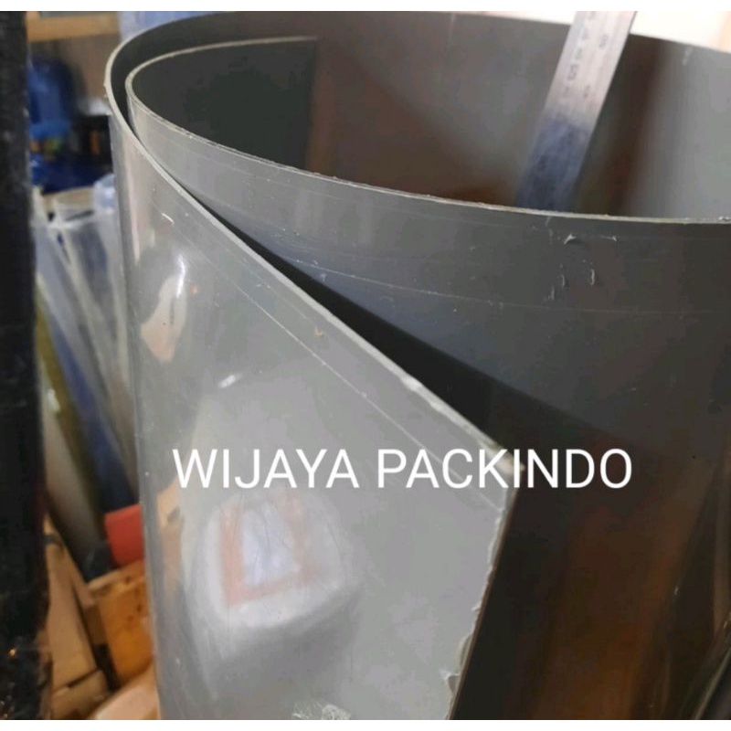 Jual Plat PVC Abu Lembaran 2mm x 100cm x 70cm - PVC Grey Sheet Tebal ...