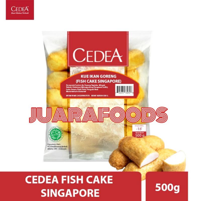 Jual Cedea Fish Cake Singapore / Kue Ikan Goreng 500gr | Shopee Indonesia