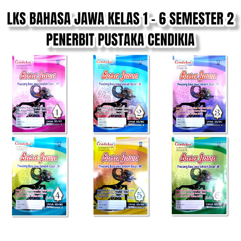 Jual LKS BAHASA JAWA KELAS 1 - 6 SEMESTER 2 PENERBIT CENDIKIA. | Shopee ...