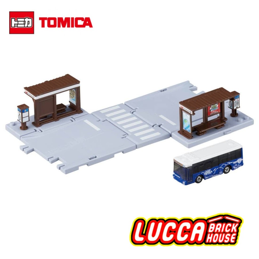 Jual Tomica World Tomica Town Bus Stop | Shopee Indonesia