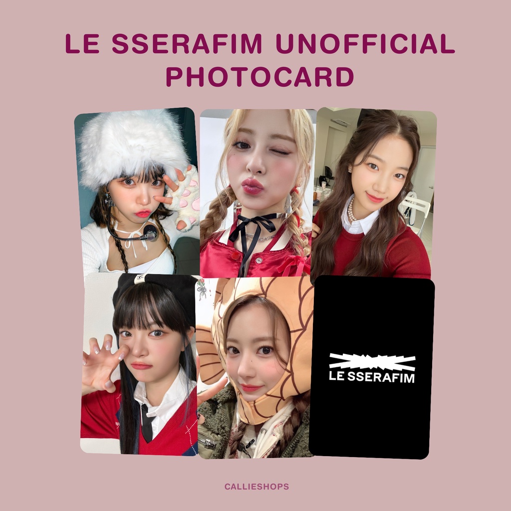 Jual LE SSERAFIM Chaewon Eunchae Garam Kazuha Sakura Yunjin Unofficial ...