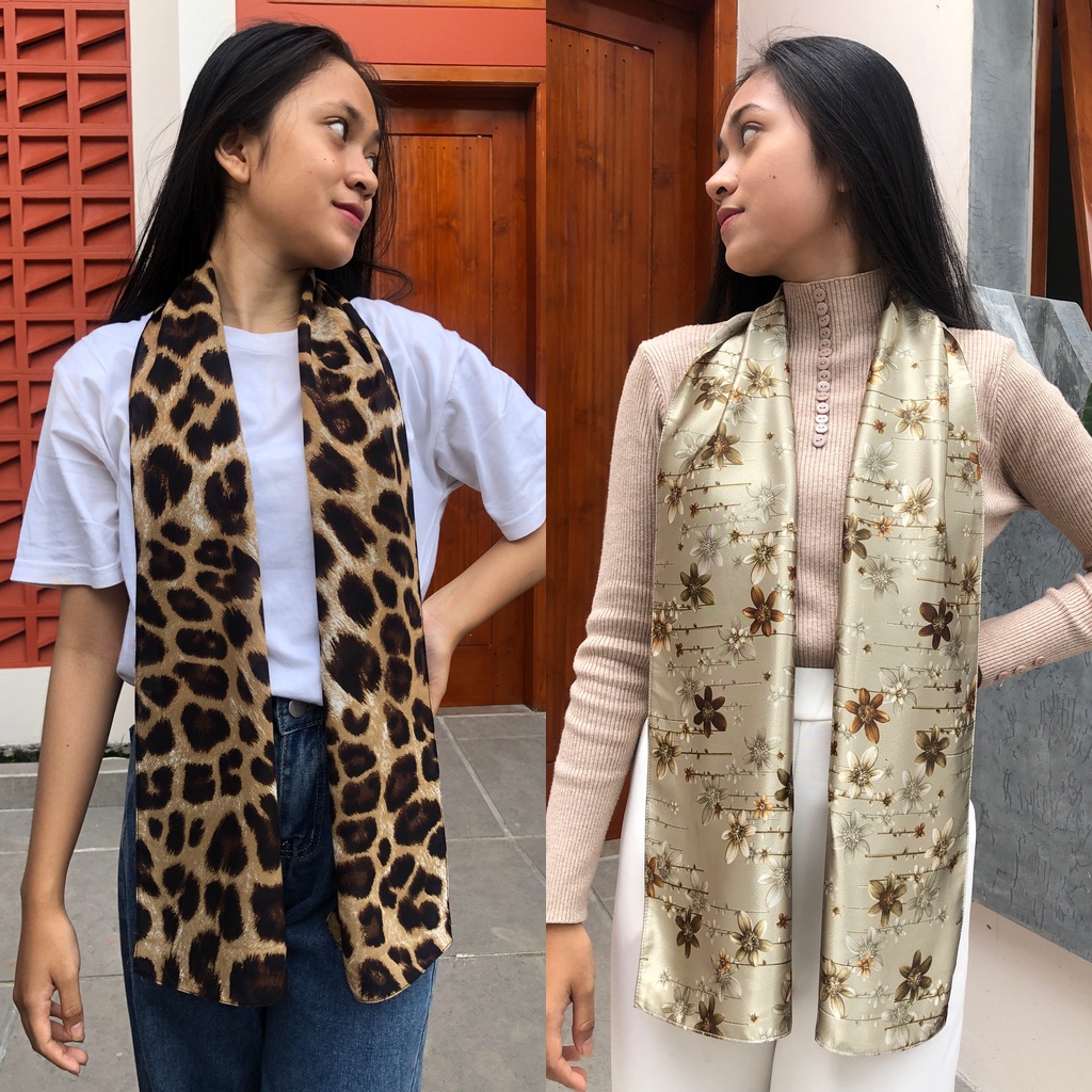 Jual 45-52 Syal motif scarf leher syall murah fashion neckscarf wanita ...