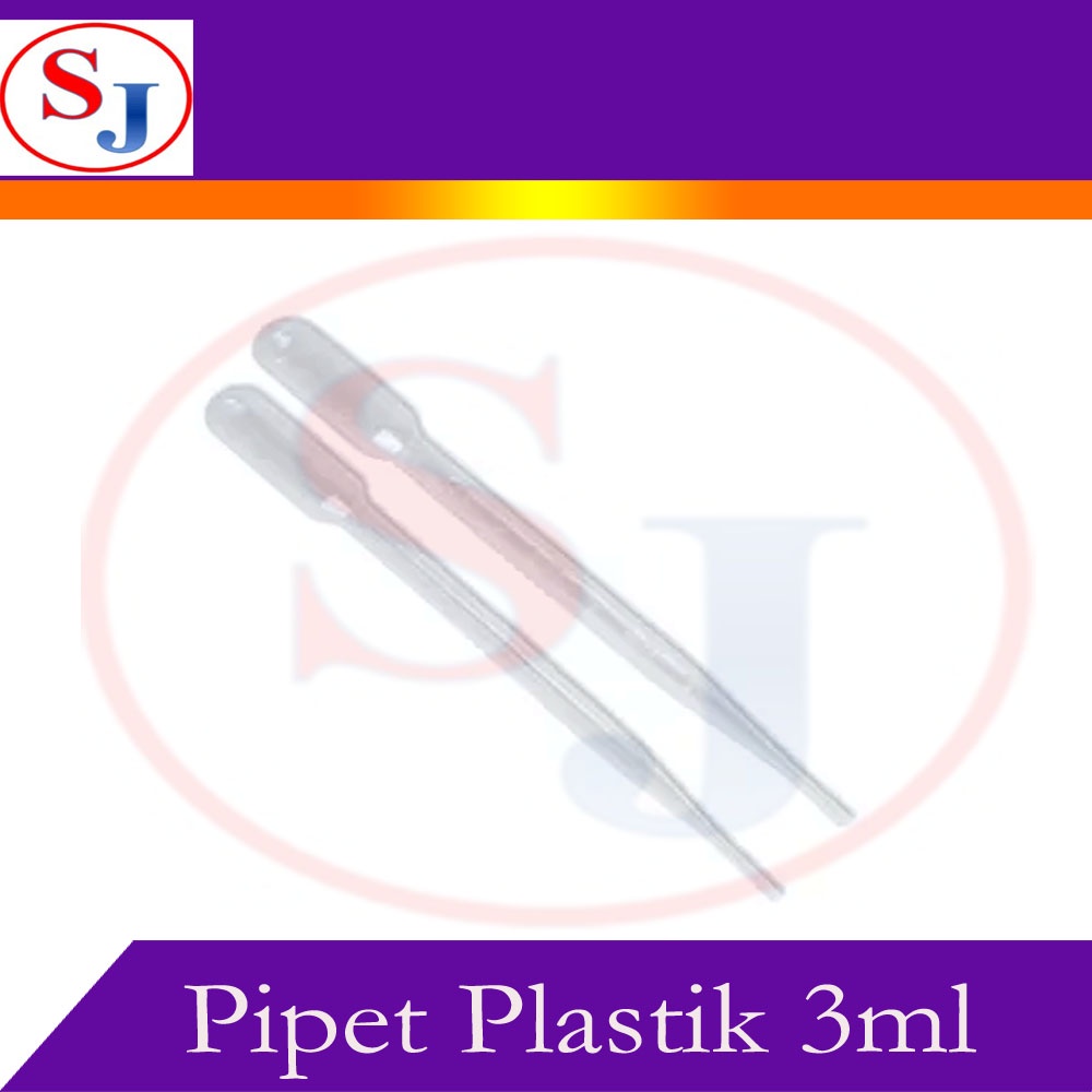 Jual Pipet Plastik 3ml panjang 15cm /pipet tetes/ sedot (eceran ...