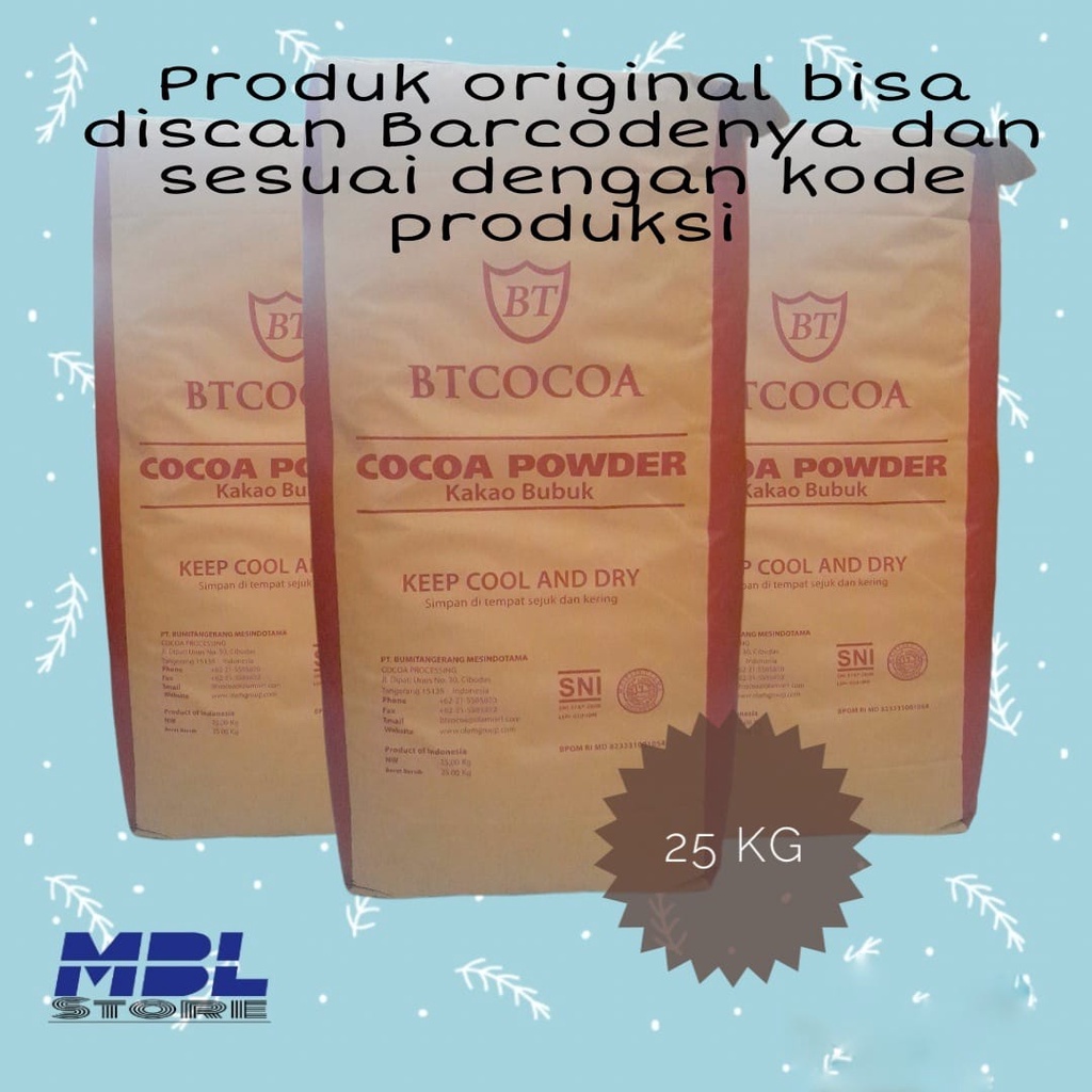 Jual BT Java Cocoa Bubuk Coklat sak 25 kg | Shopee Indonesia