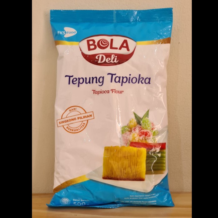 Jual TEPUNG TAPIOKA BOLA DELI 500G / TAPIOCA FLOUR 500 GRAM | Shopee ...
