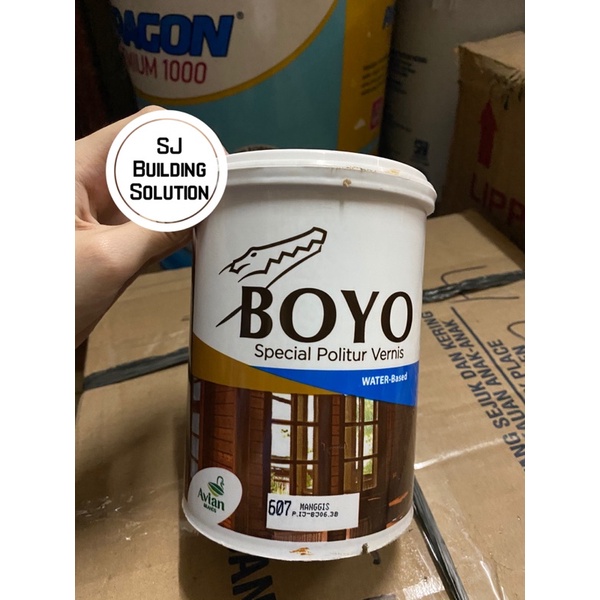 Jual BOYO WATER BASED SPECIAL POLITUR BOYO WATERBASED 1 LTR 1LTR 607 ...