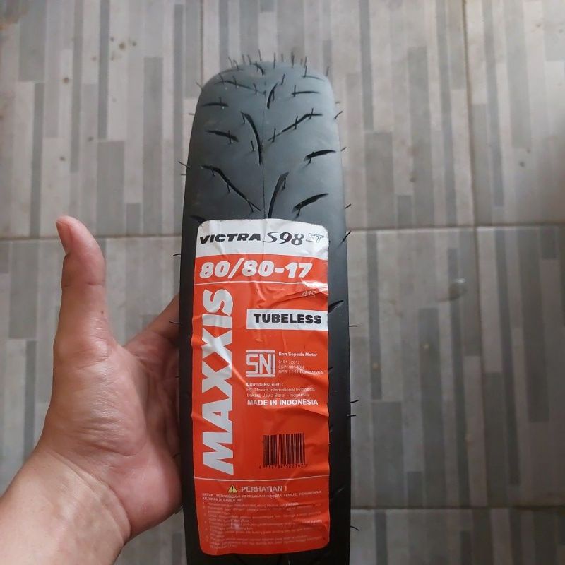 Jual BAN MAXXIS VICTRA RING 17 80 80 SATUAN TUBLESS | Shopee Indonesia