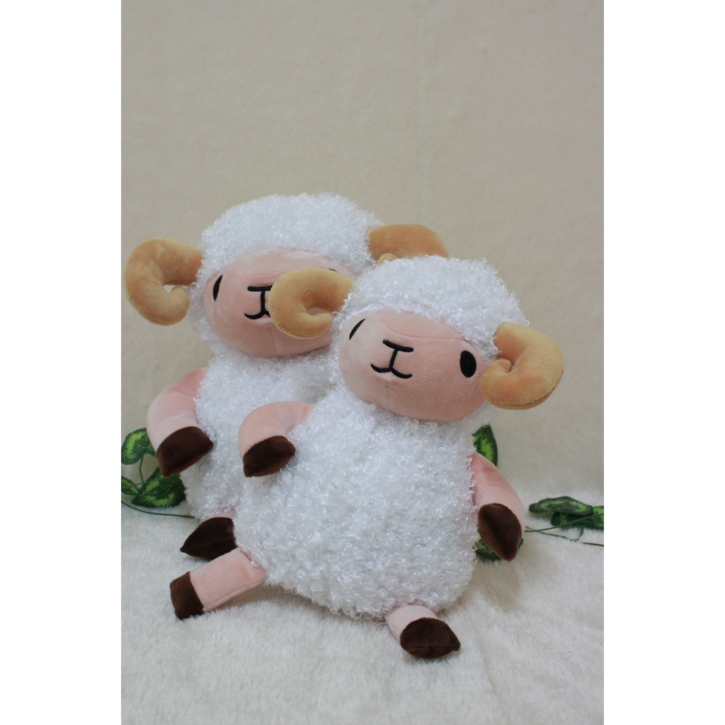 Jual CBT Boneka Domba Tanduk Rasfur Boneka Domba Duduk | Shopee Indonesia