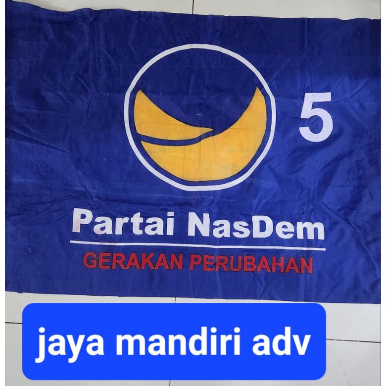 Jual Bendera partai nasdem 75 x 115 (50 Buah) | Shopee Indonesia