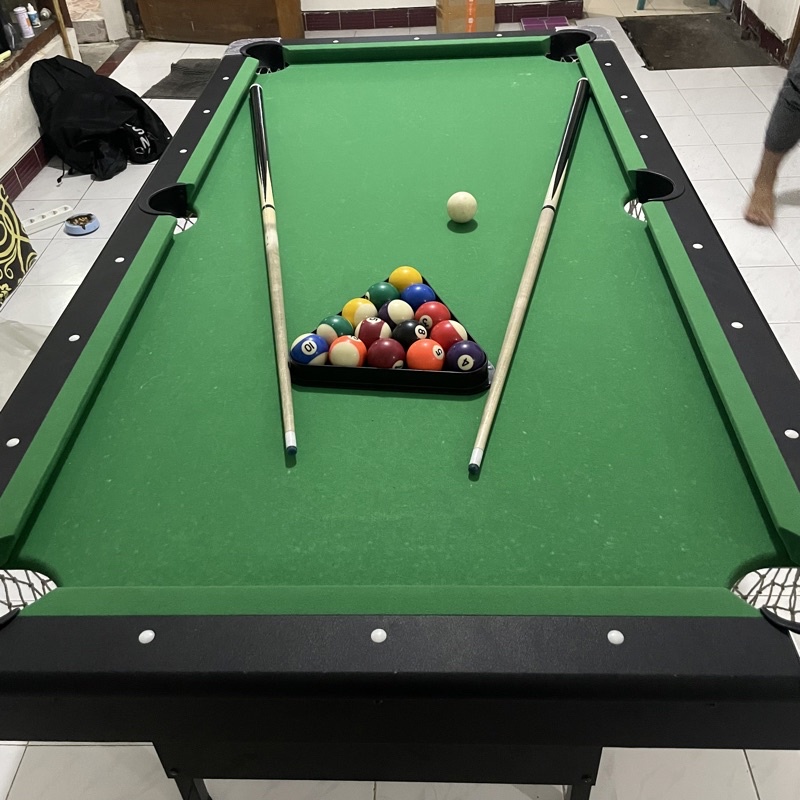 Jual Meja Billiard 6 feet ft biliard portable lipat | Shopee Indonesia