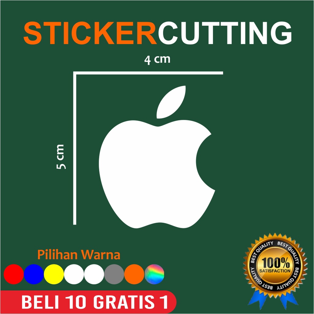 Jual STIKER CUTTING LOGO APPLE LOGO IP | Shopee Indonesia