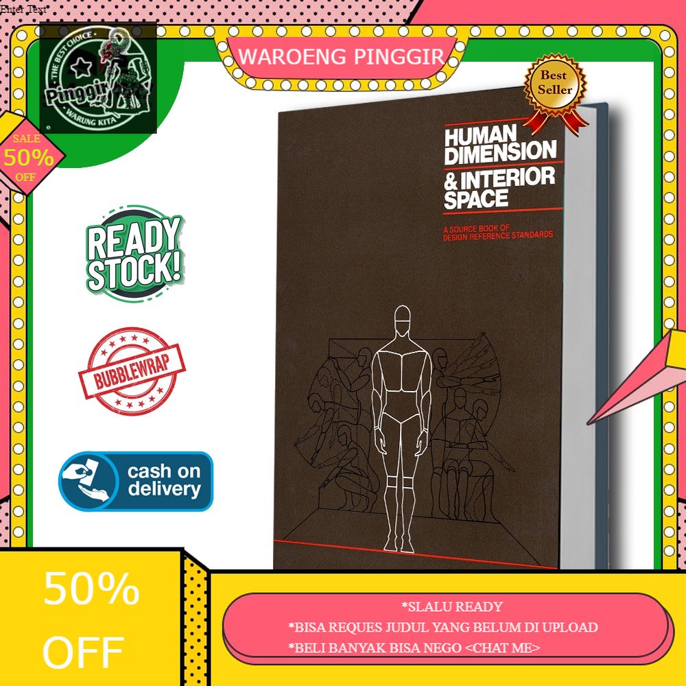 Jual Buku Human Dimension and Interior Space: A Source Book of Design Reference Standards by ...