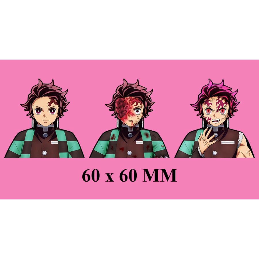 Jual Kimetsu no Yaiba Tanjiro 3D Motion Sticker Anime - Sticker ...
