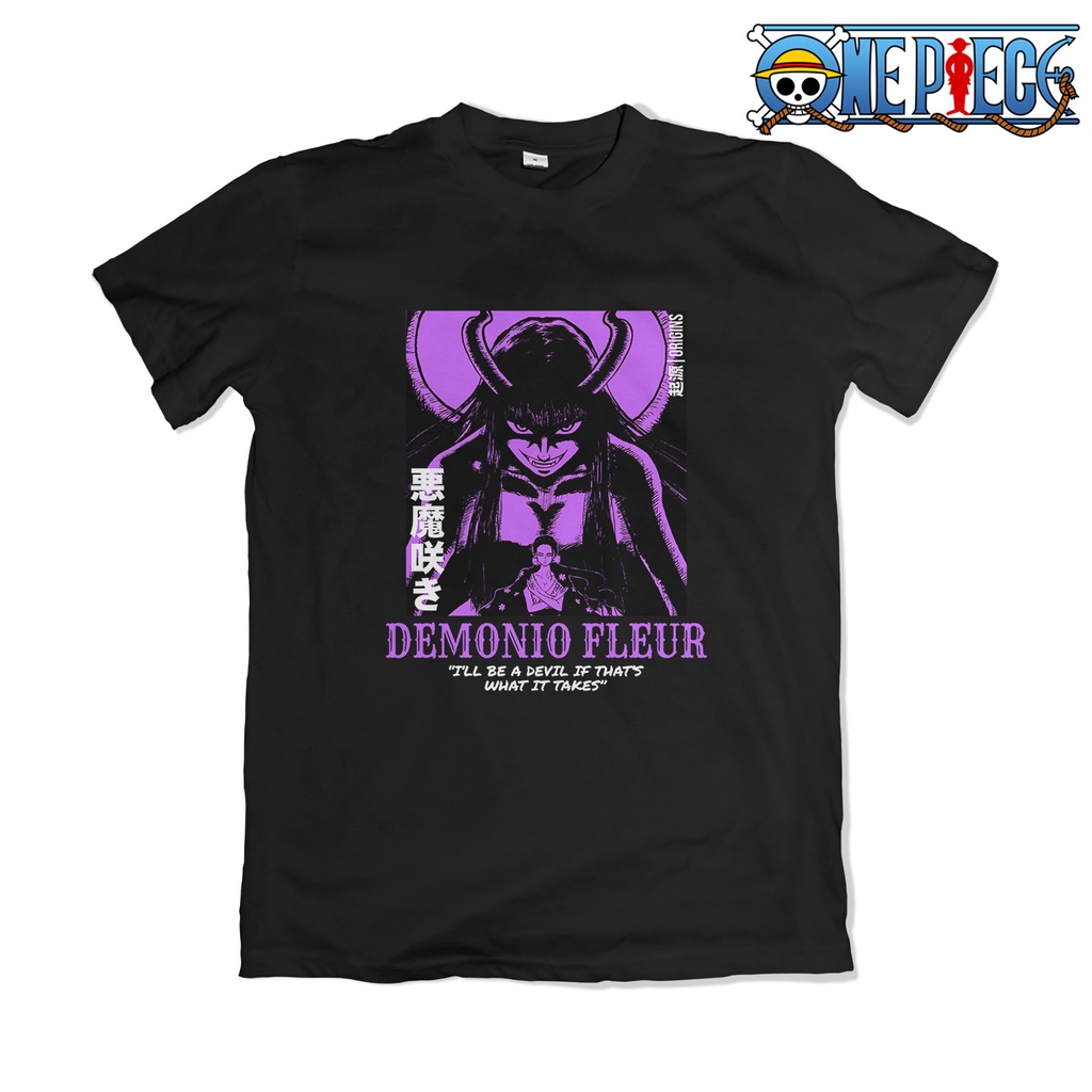 Jual Kaos Nico Robin Demonio Fleur Anime One Piece 1402 | Shopee Indonesia