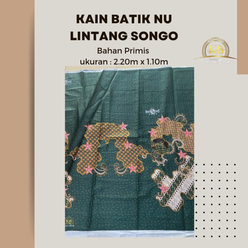 Jual KAIN BATIK NU Lintang Songo //Seragam Batik NU Kain Batik Primis ...
